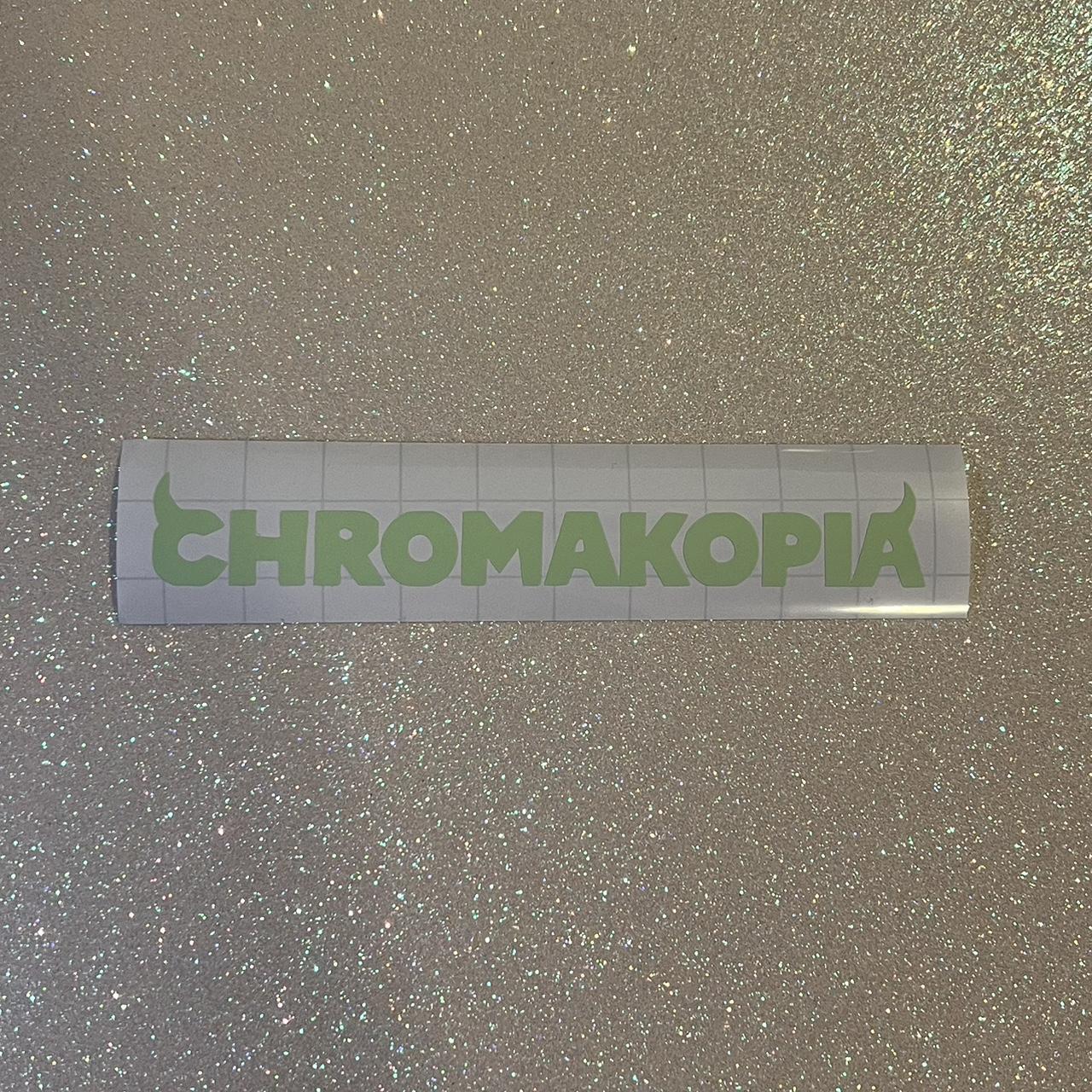 GLOW IN THE DAR K CHROMAKOPIA STICKER (5... - Depop