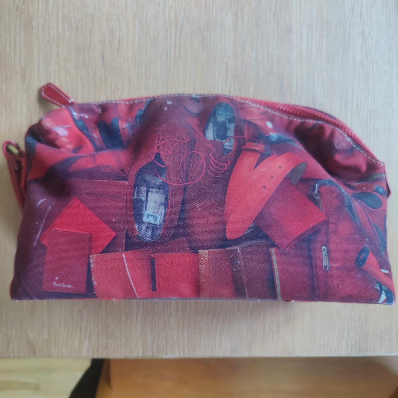 Paul Smith Men's Wash Bag Medium/large red toiletry... - Depop