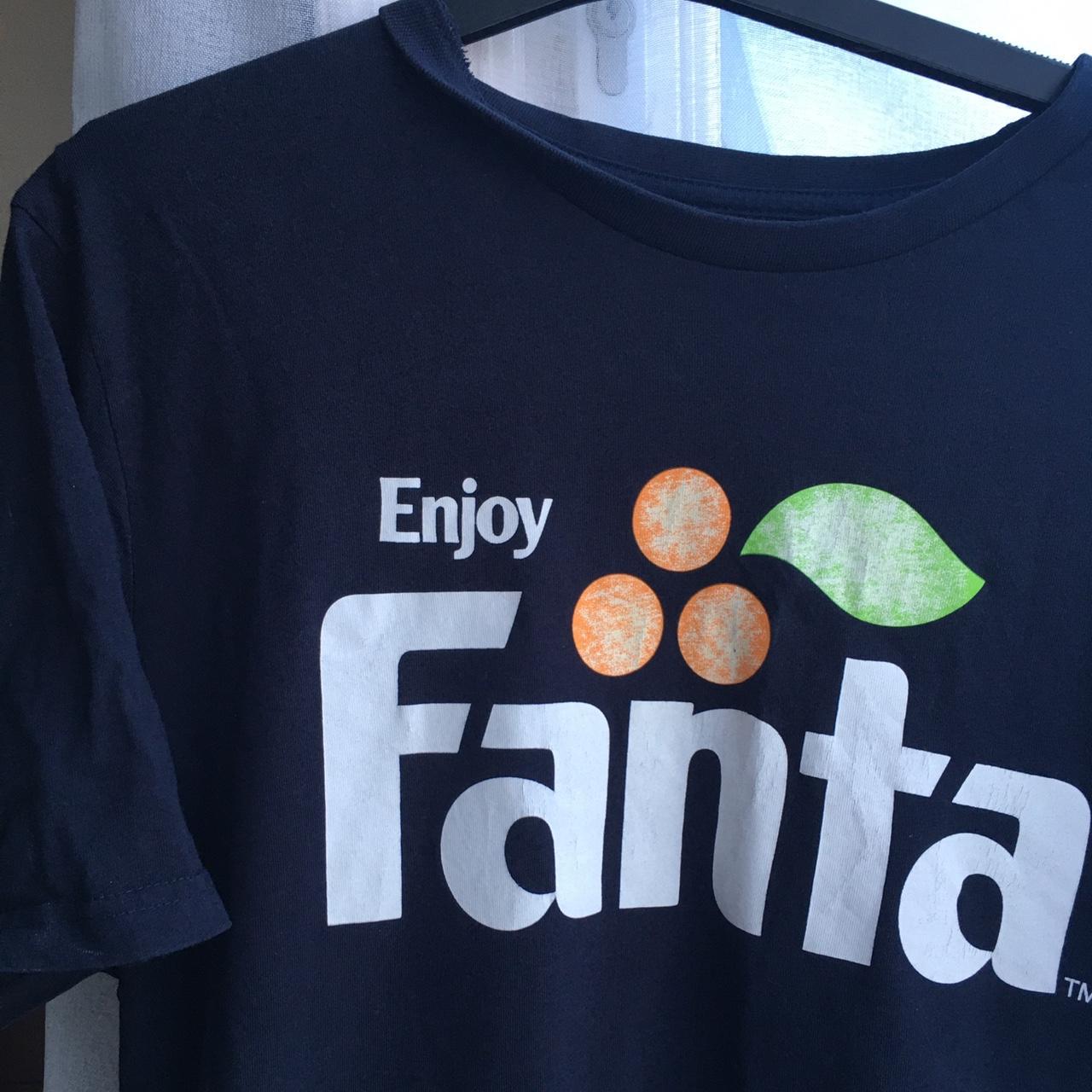 Official Fanta branded shirt. Lettering and colours... - Depop