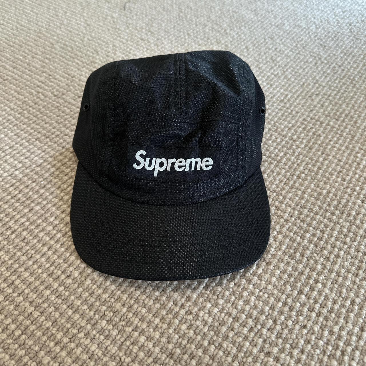 Black supreme hat, Worn a few times but still in... | Depop