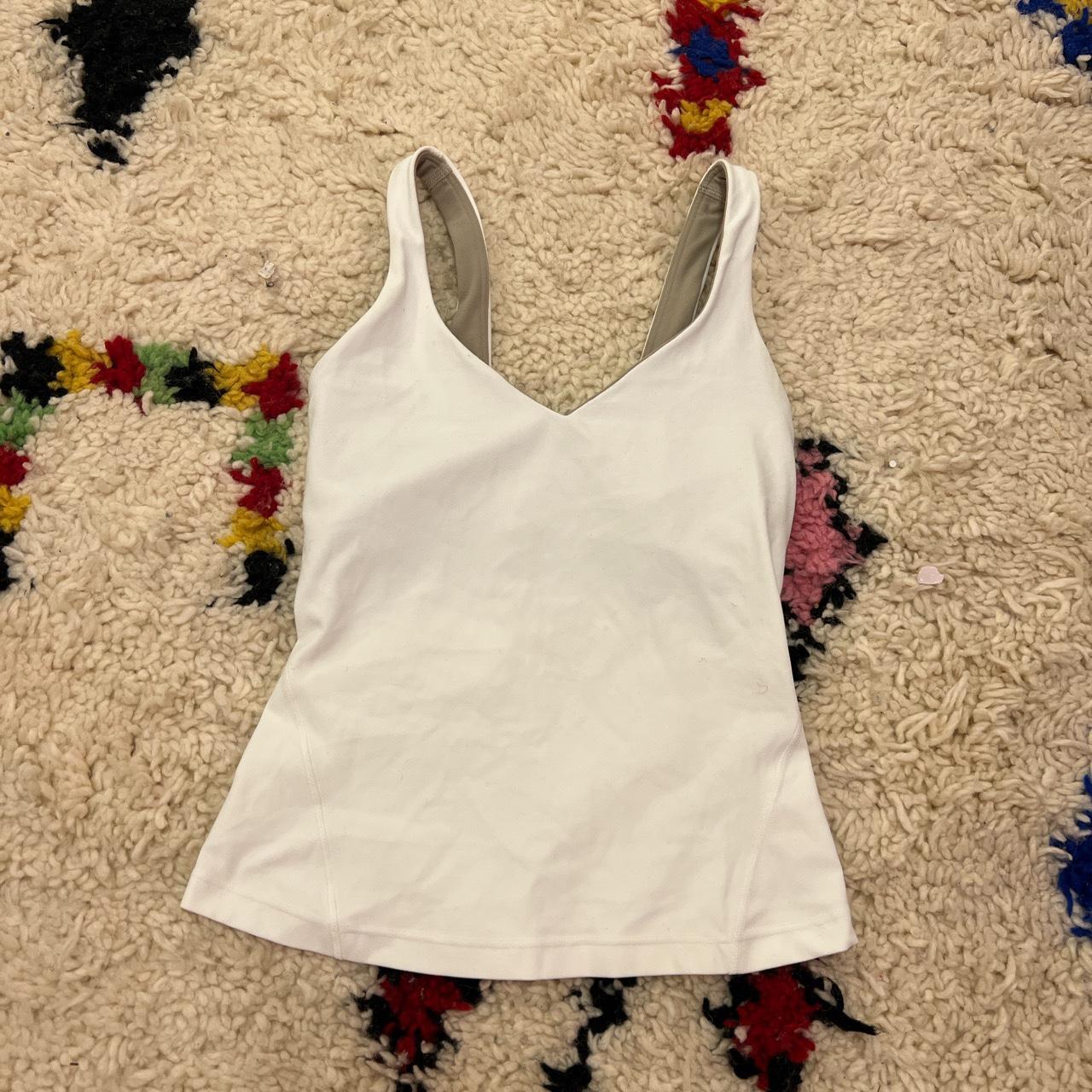 Lululemon white align tank top #align #waist #yoga... - Depop