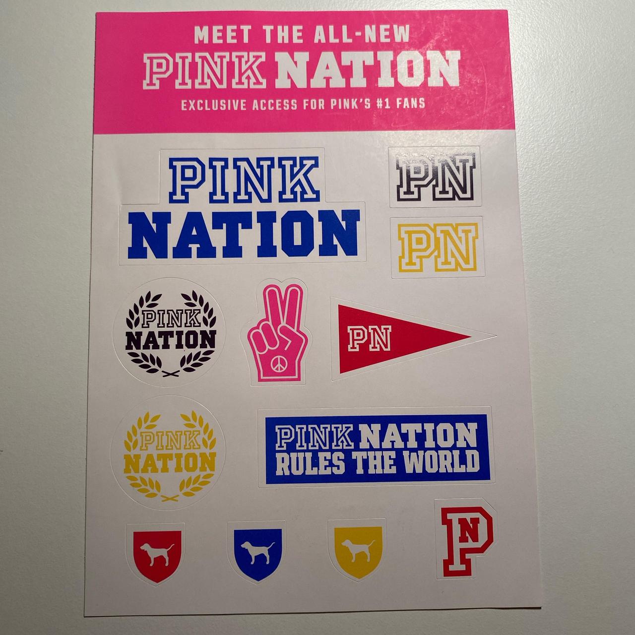 PINK sticker sheet #stickers #stickersheet #pink | Depop
