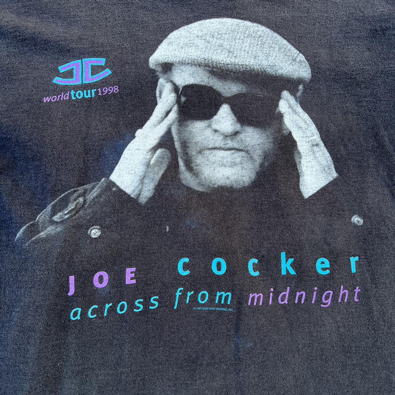 Vintage 1998 Joe Cocker Band T Shirt Size... - Depop