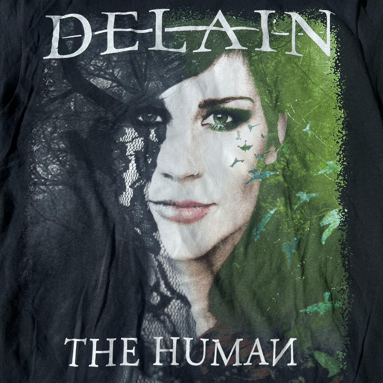 Delain The Human Band Tour T Shirt Size Medium... - Depop