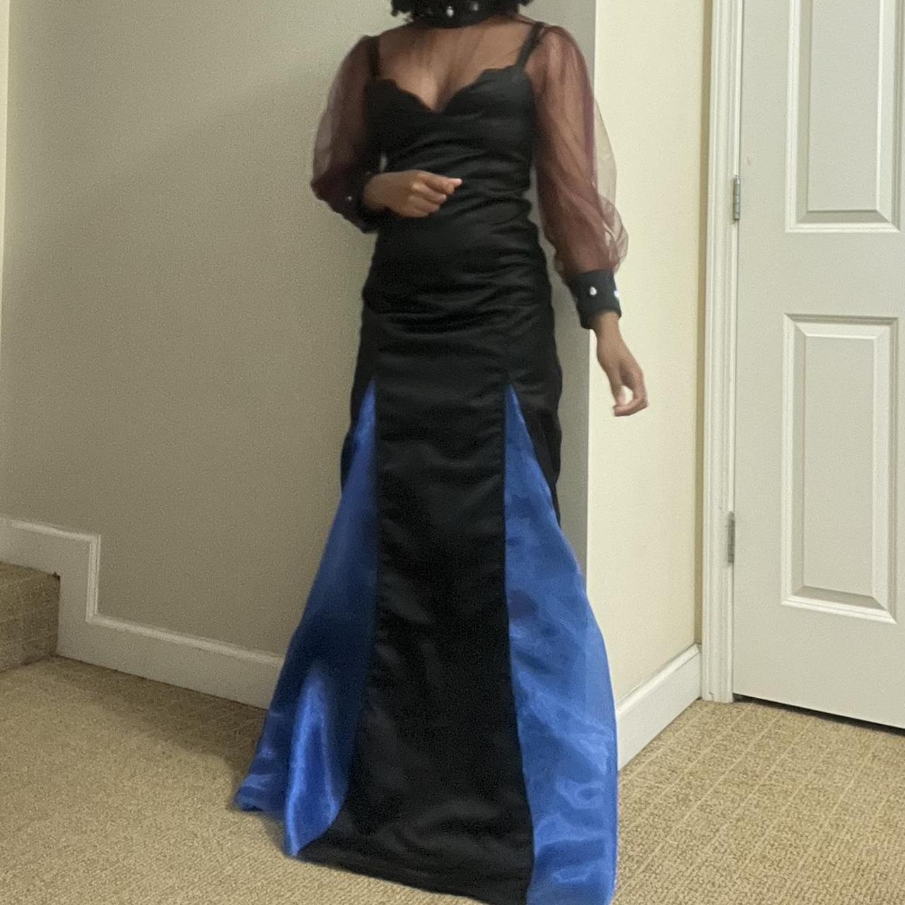 Women's Black and Blue Fancy-dress | Depop