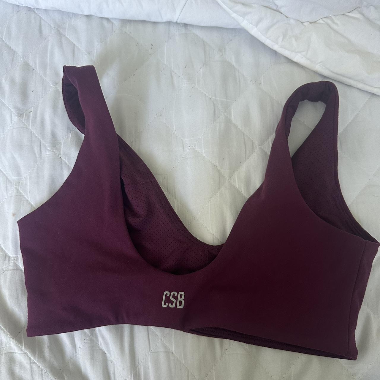 Crop shop boutique maroon top. Worn once - Depop