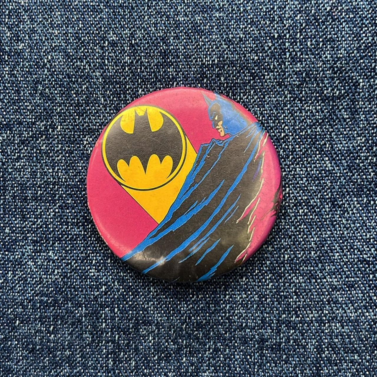 Rare original vintage 1989 Batman movie pin button... - Depop