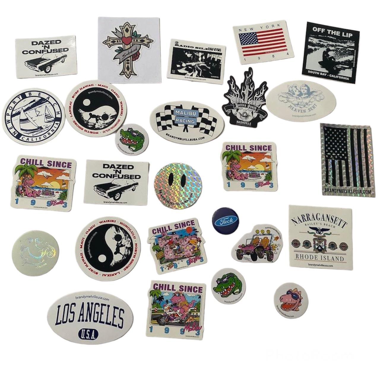 Huge Sticker And Badge Bundle💗 Including brandy,... - Depop