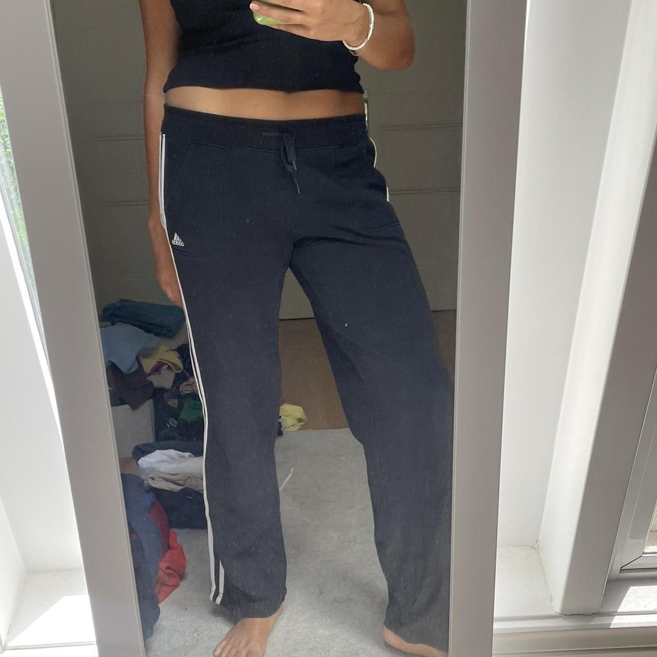 Vintage adidas trackies Low rise size 10-12 In... - Depop