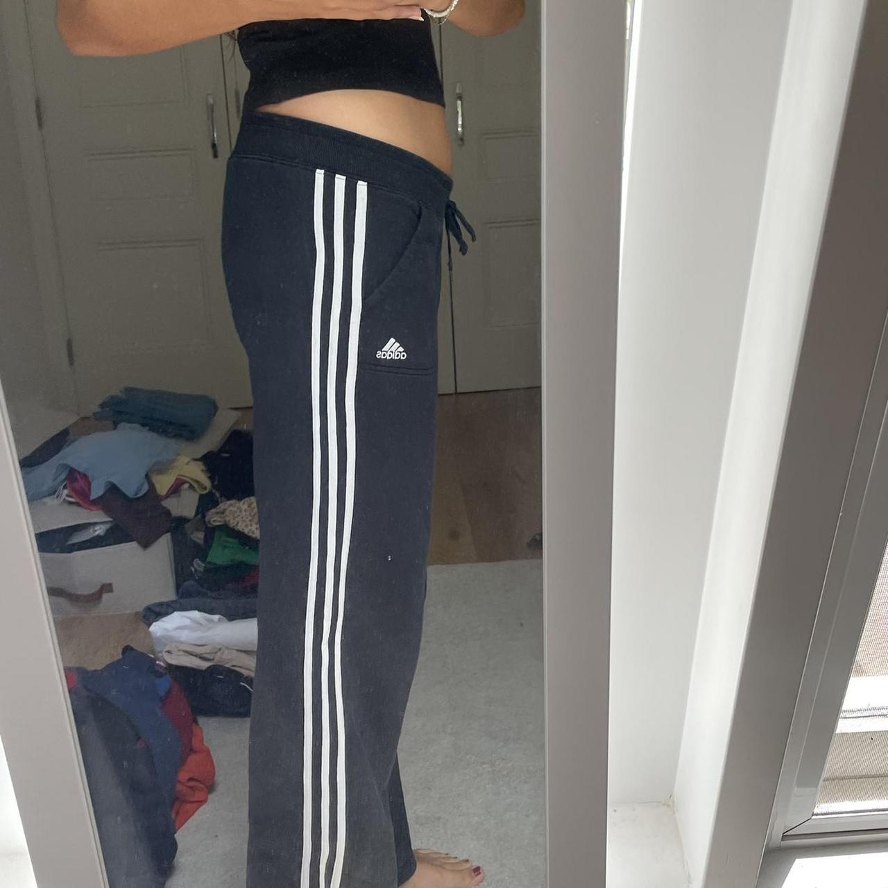 Vintage adidas trackies Low rise size 10-12 In... - Depop