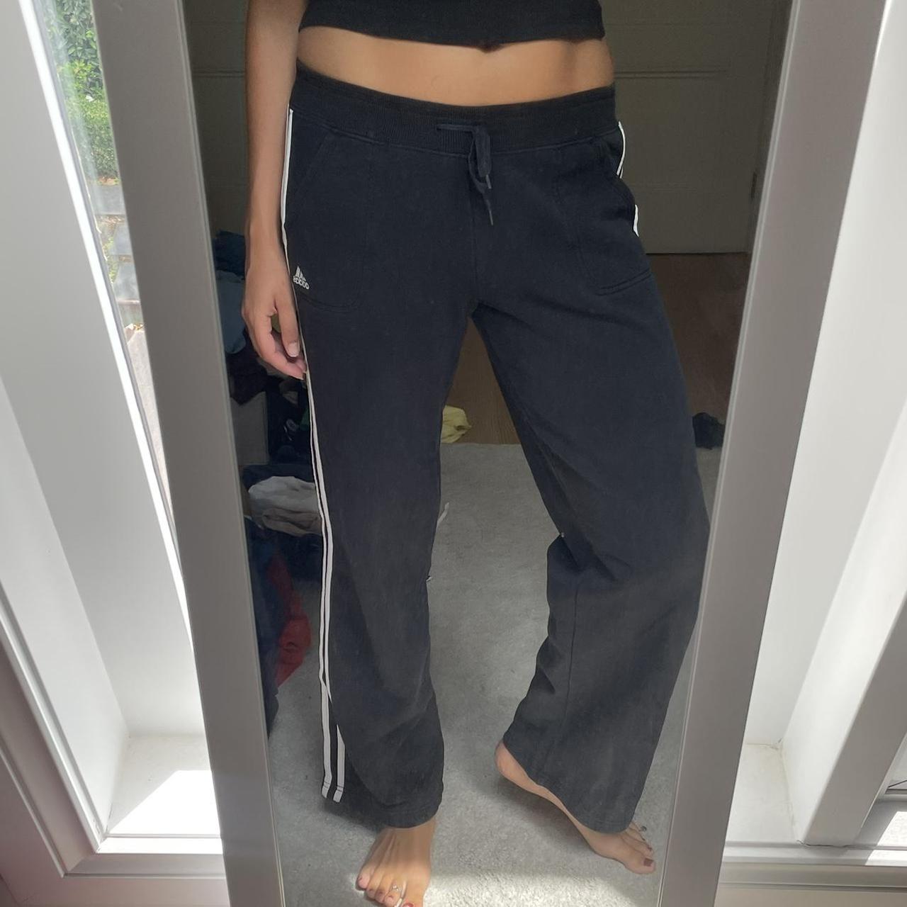 Vintage adidas trackies Low rise size 10-12 In... - Depop