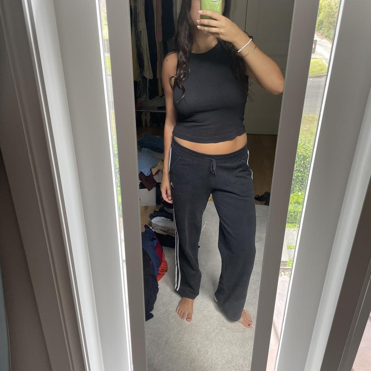 Vintage adidas trackies Low rise size 10-12 In... - Depop