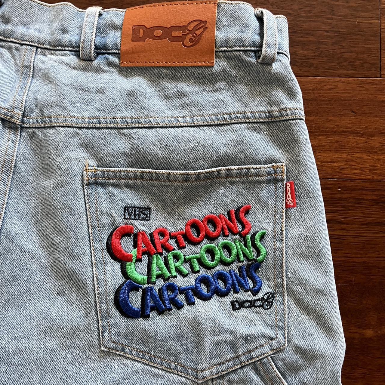 Doc g cartoon jorts Waist 30 - Depop