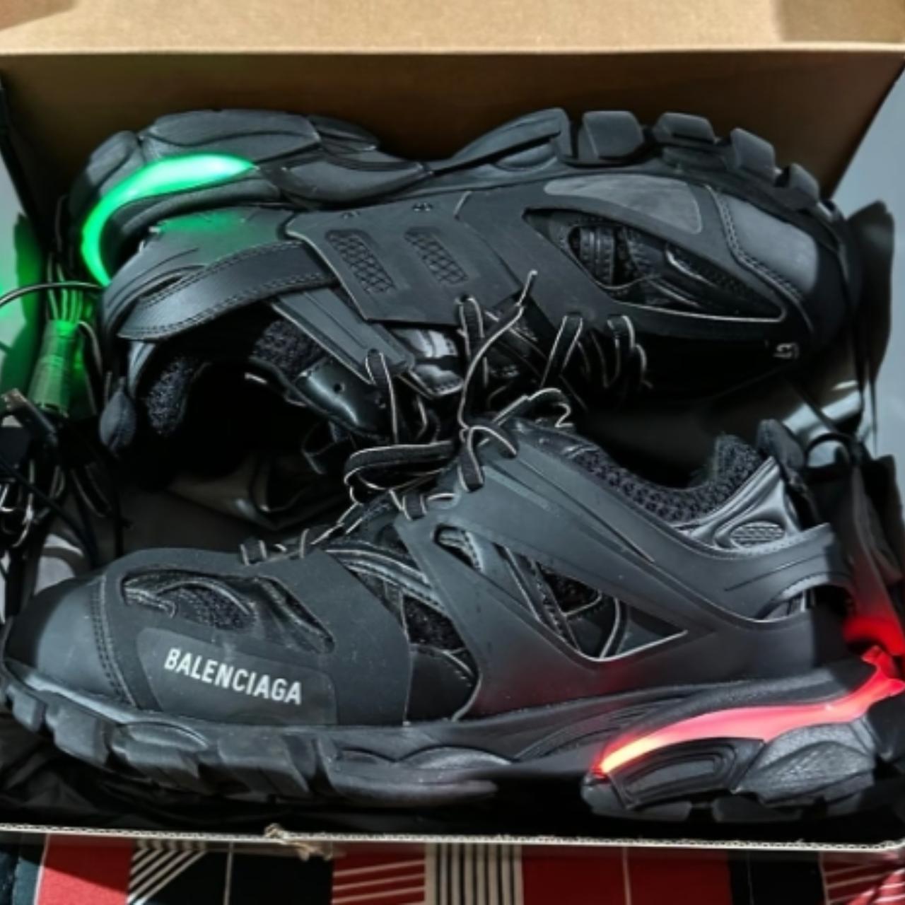 Balenciaga LED Track Sneakers Mens size... - Depop