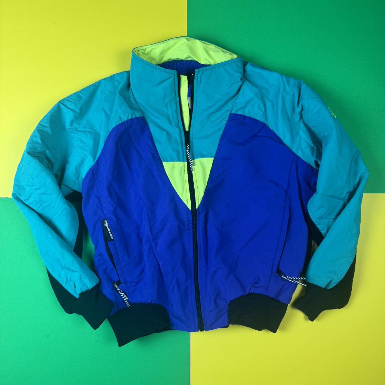 Vintage fleece jacket 90s era Size... - Depop