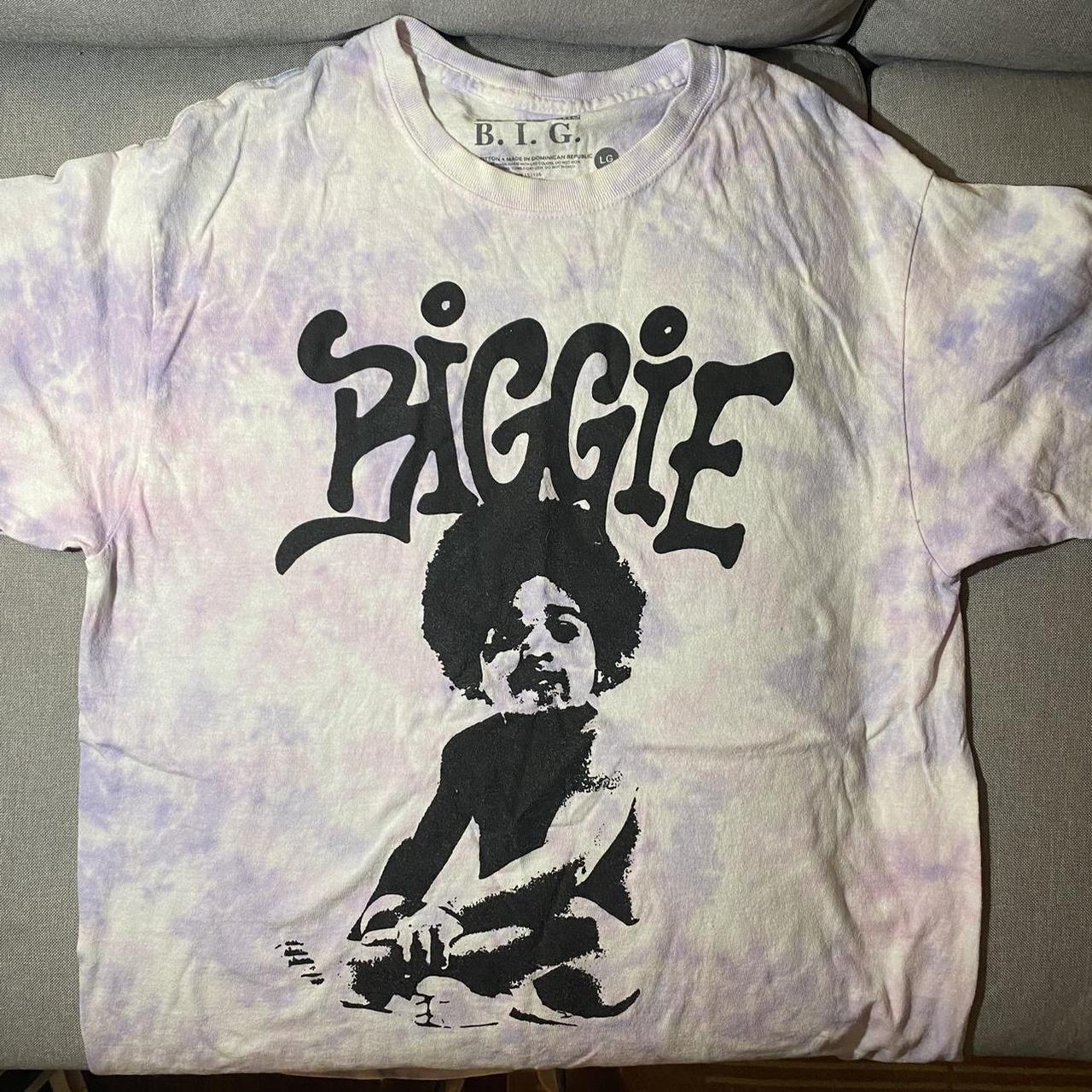 Biggie t shirt purple size large - Depop
