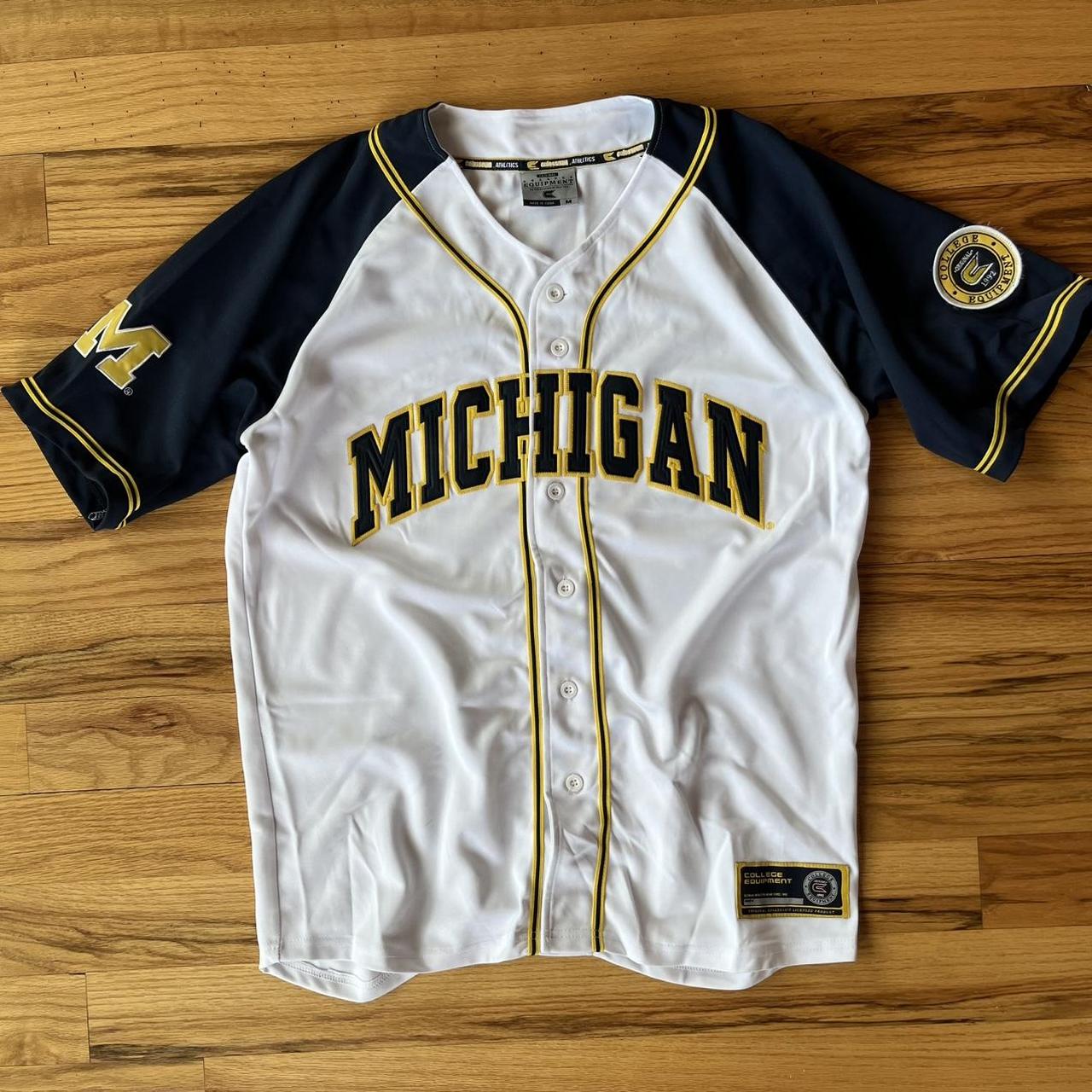 Vintage Retro Michigan Wolverines baseball... | Depop