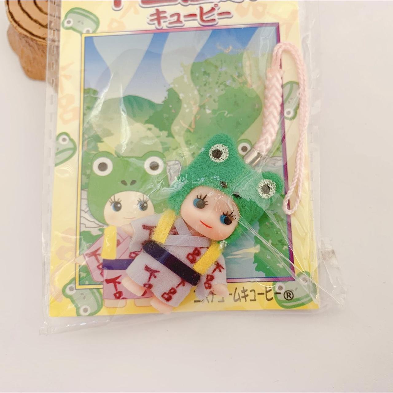 Rare Y2K Baby Frog Kewpie Charm/Keychain Dead Stock... - Depop