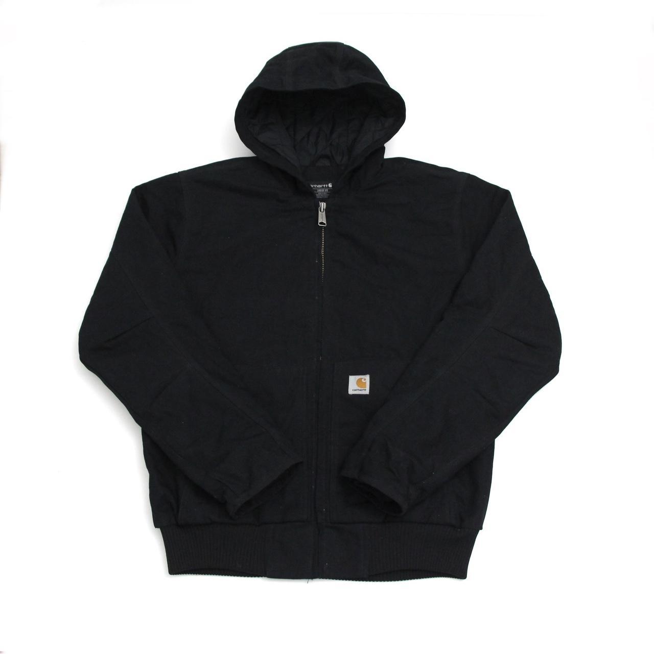 Vintage black deadstock Carhartt Jacket Men’s L •... - Depop