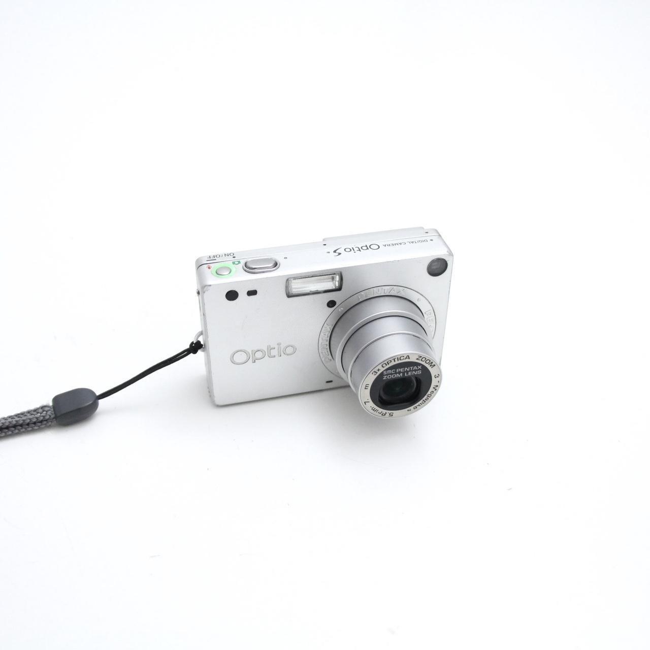 Pentax vintage digital camera Classic silver metal... - Depop