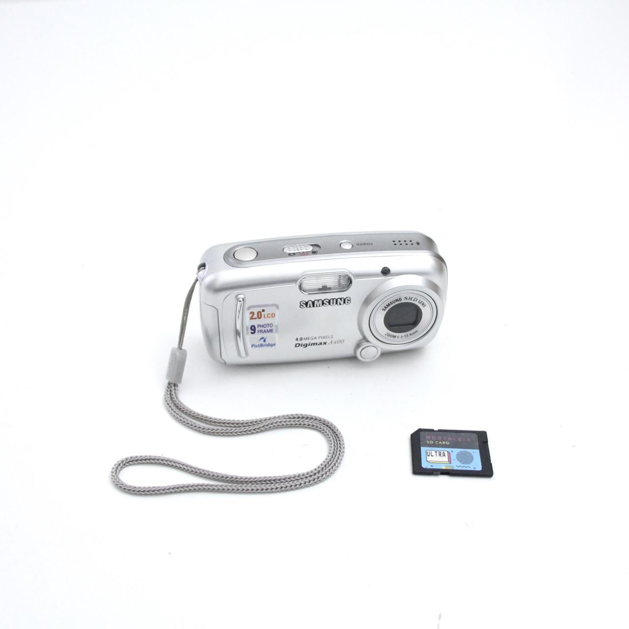 Vintage Samsung digital camera Classic silver... - Depop