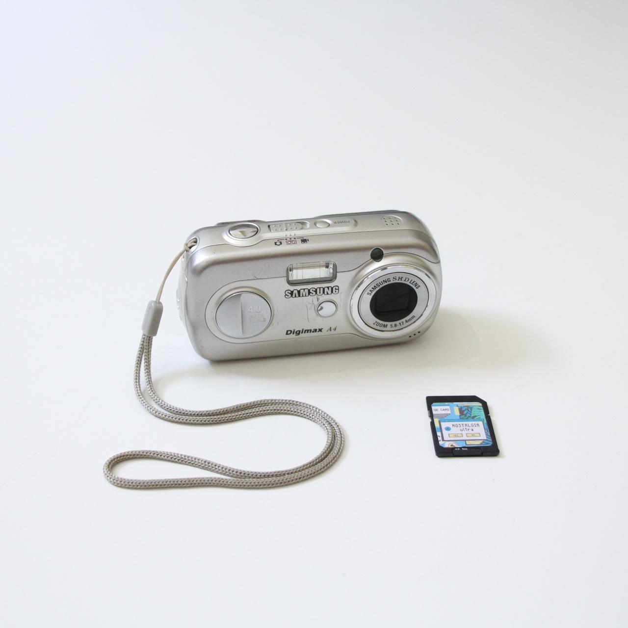 Vintage Samsung digital camera Classic silver... - Depop