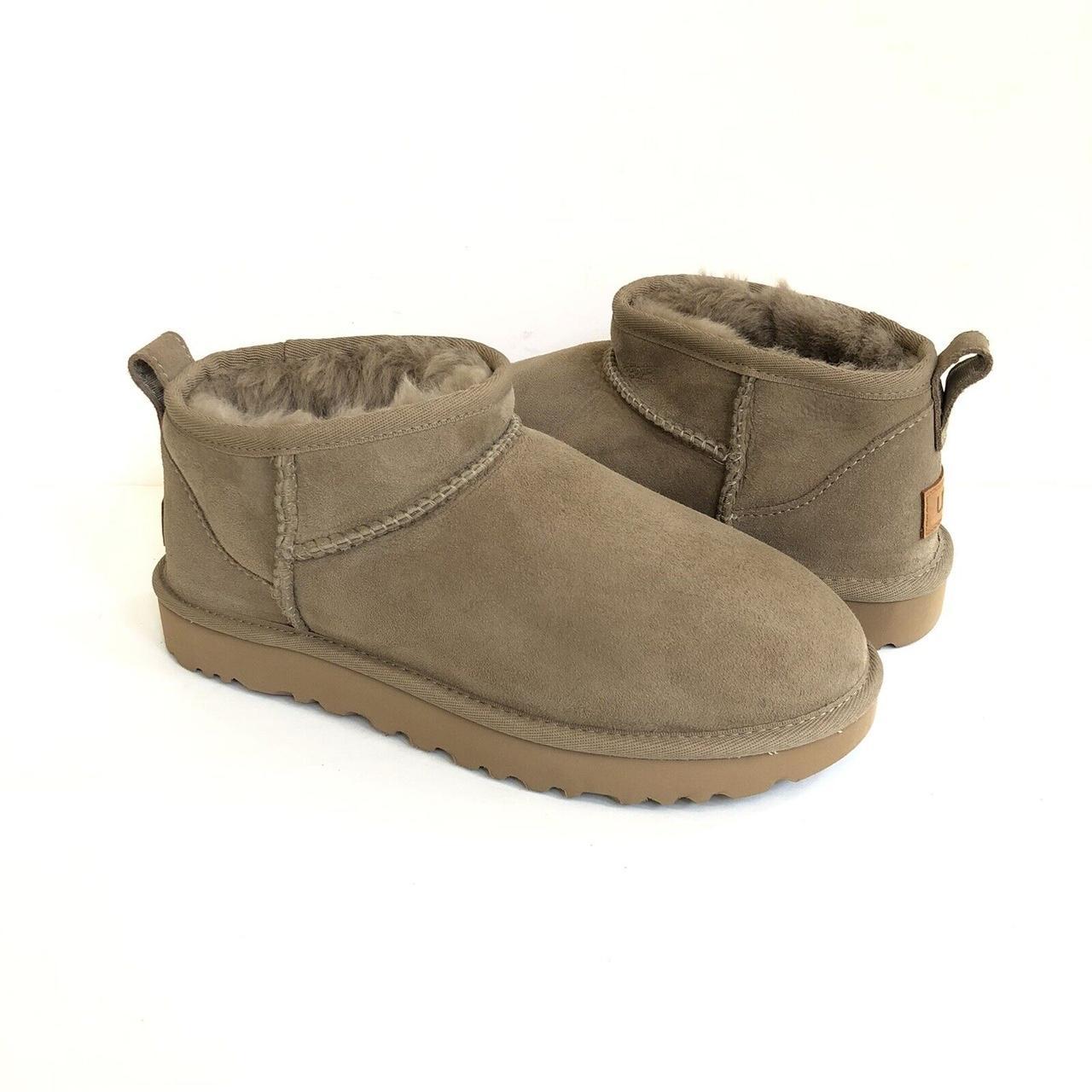 UGG ultra minis in color Antilope (taupe) Only worn... - Depop