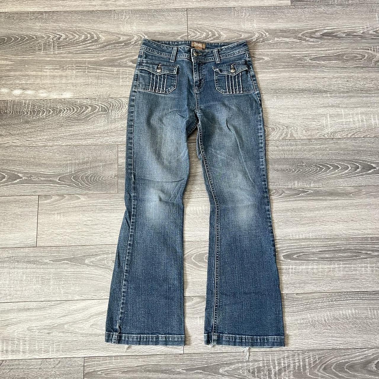 Candies jeans 🧸🎀 blue 2000’s low rise flare jeans... - Depop