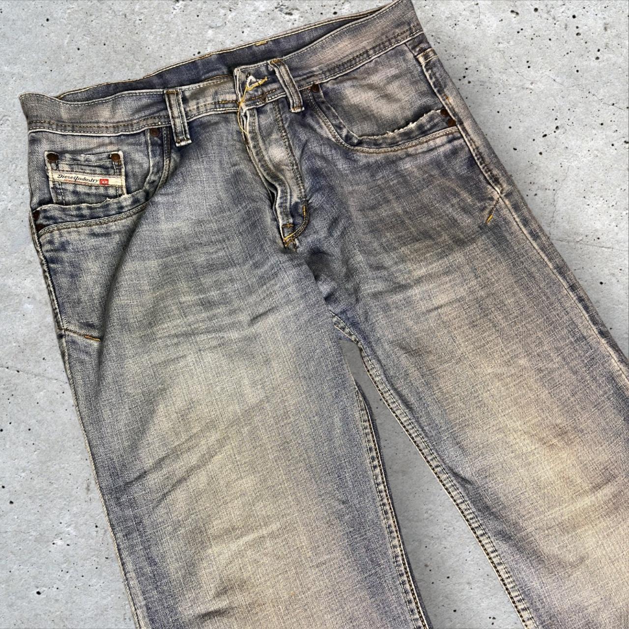 Emo Grunge Diesel Y2K Mohawk Era Denim Jeans ... - Depop