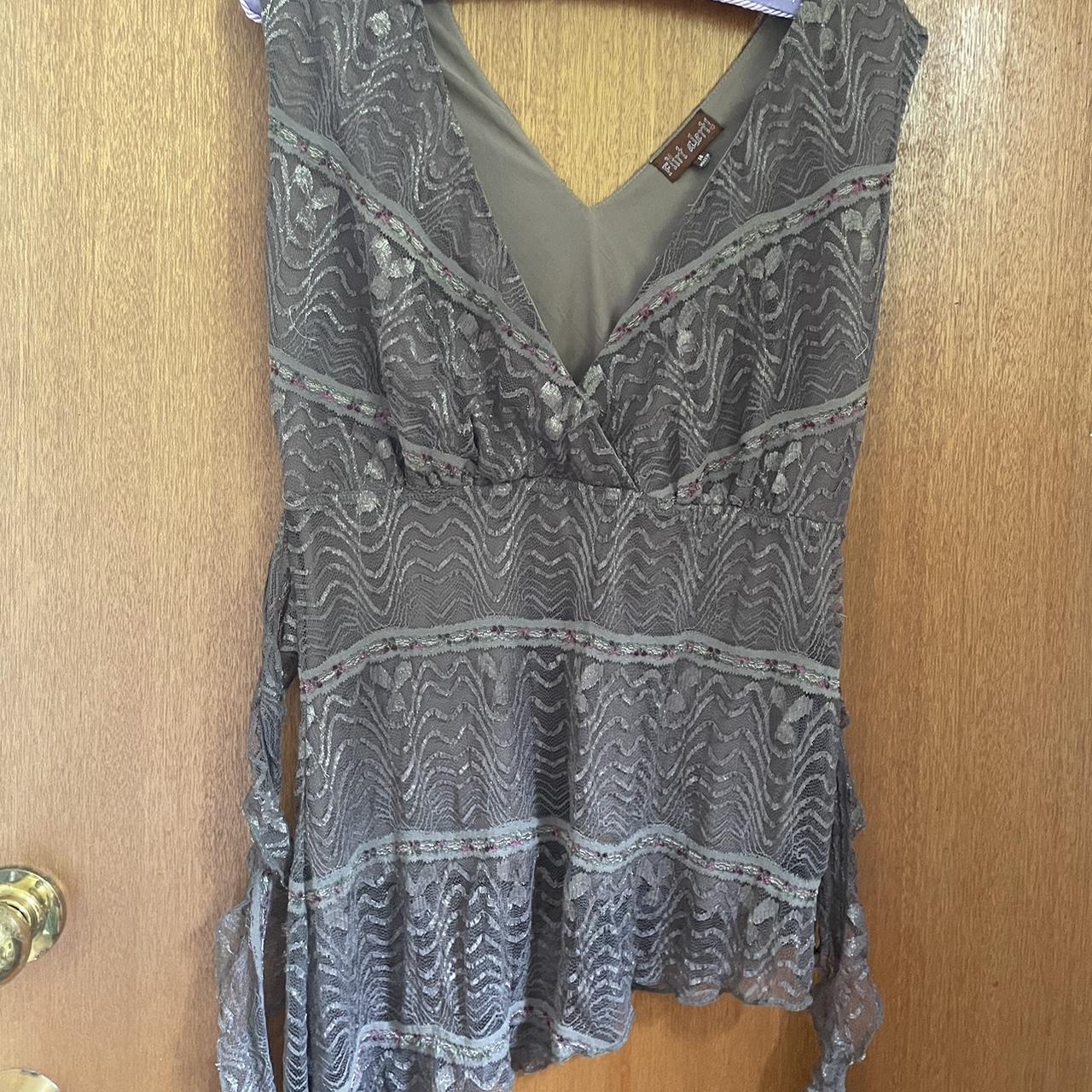 Y2k fairy core top! This Top is so beautiful with... - Depop