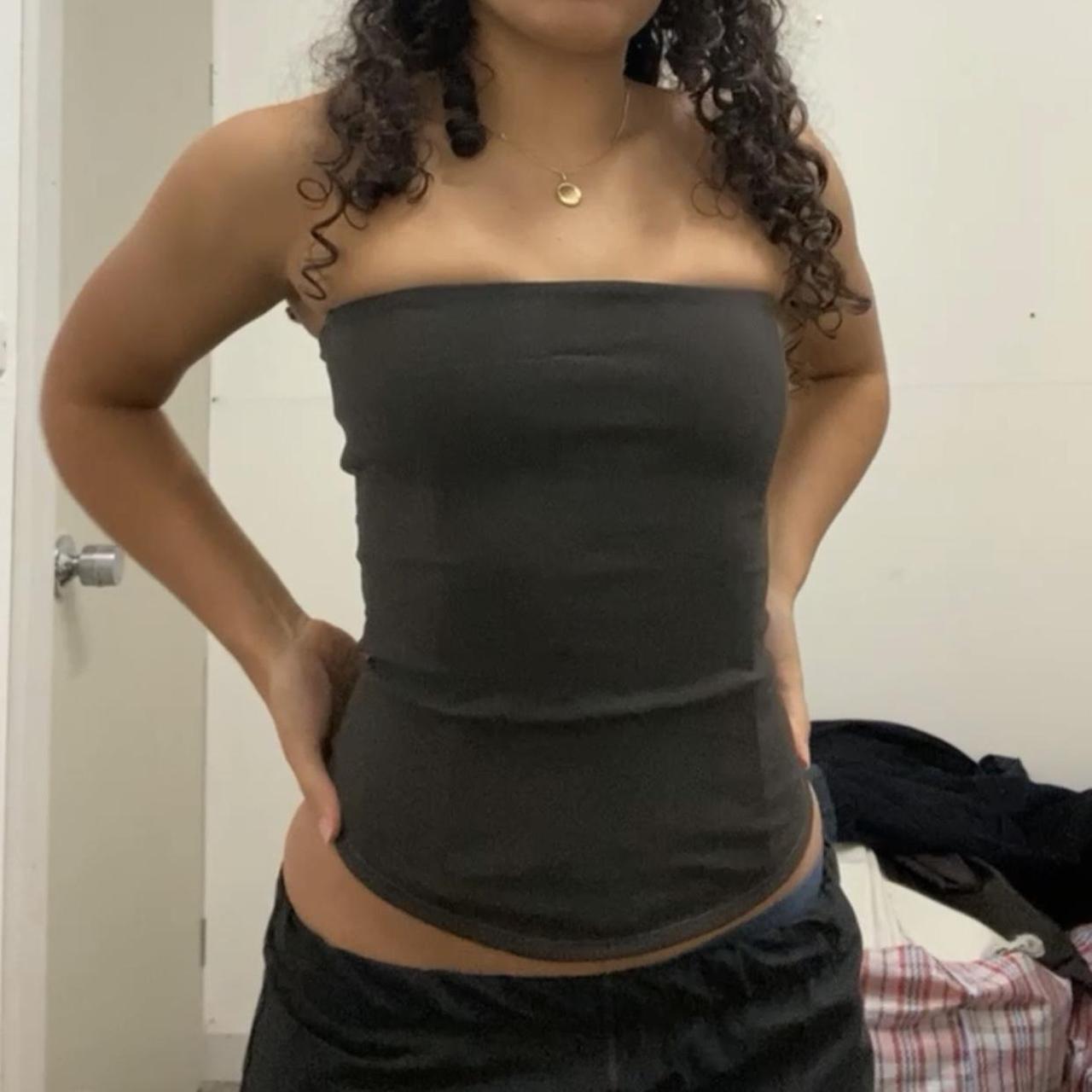 CHARCOAL CORSET TOP DM TO ORDER (2-3wk production... - Depop