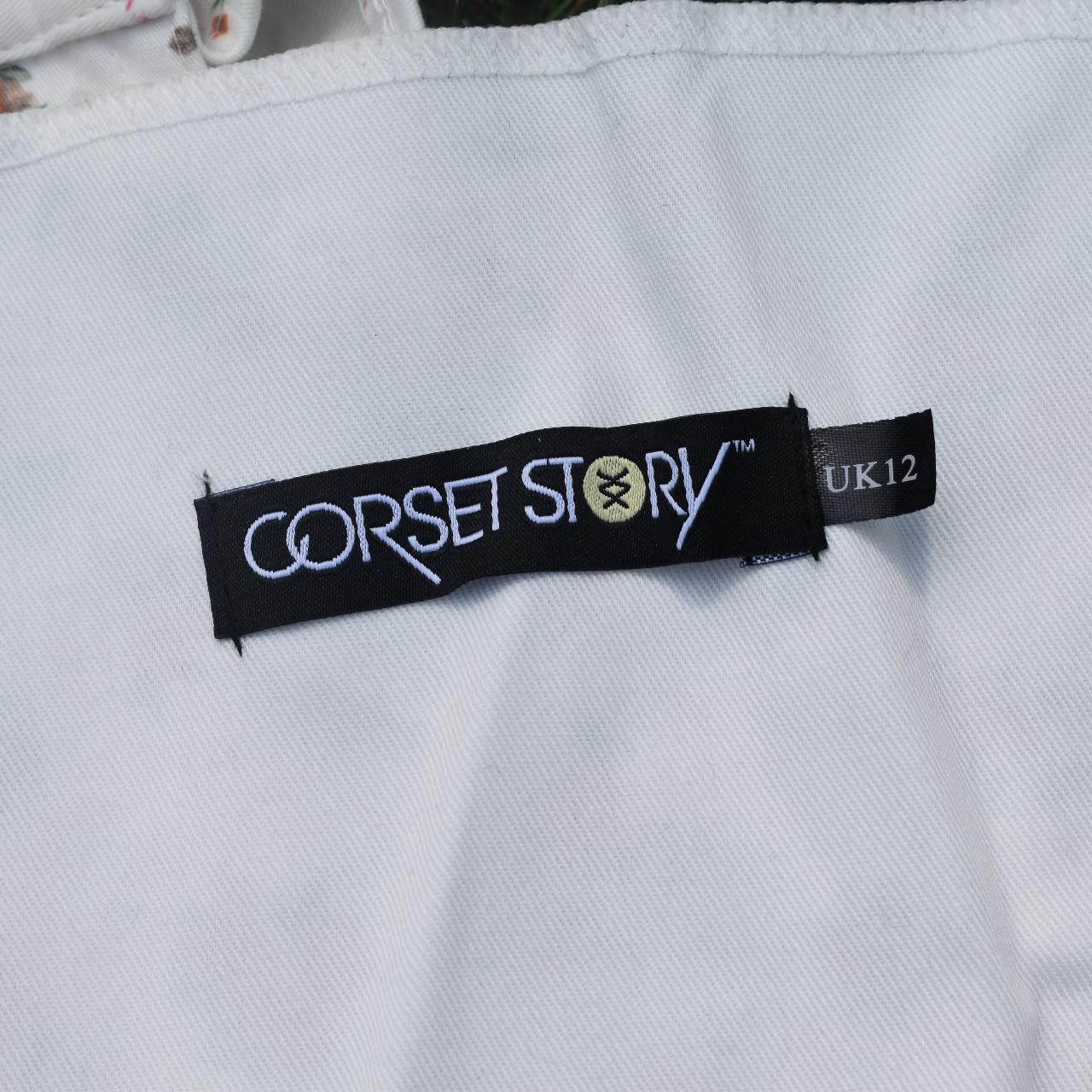 floral corset repop! very high quality corset story... - Depop