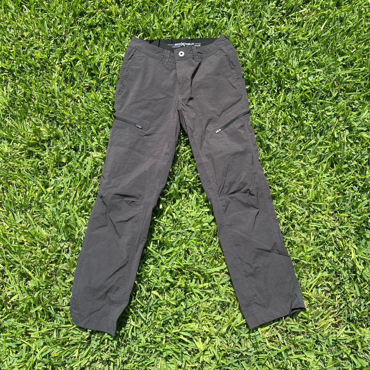 Grey ZeroXposur Hiking Cargo Pants Size 30x30//... - Depop