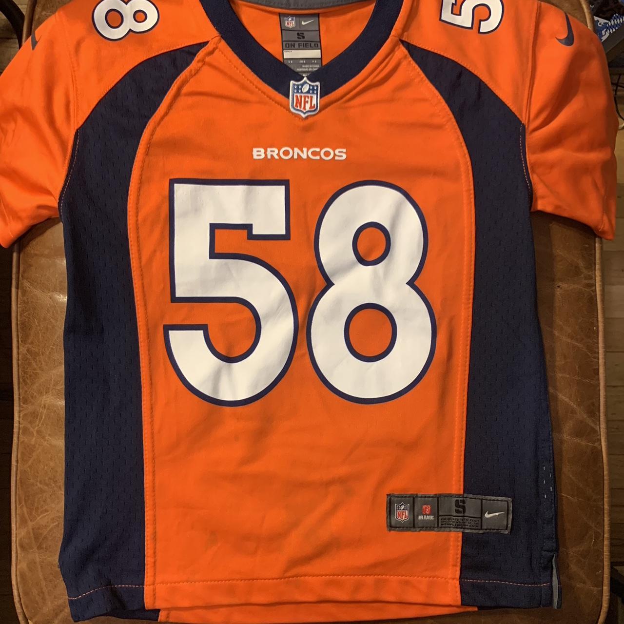 Broncos Miller 58 Jersey Best fits women’s medium or... - Depop