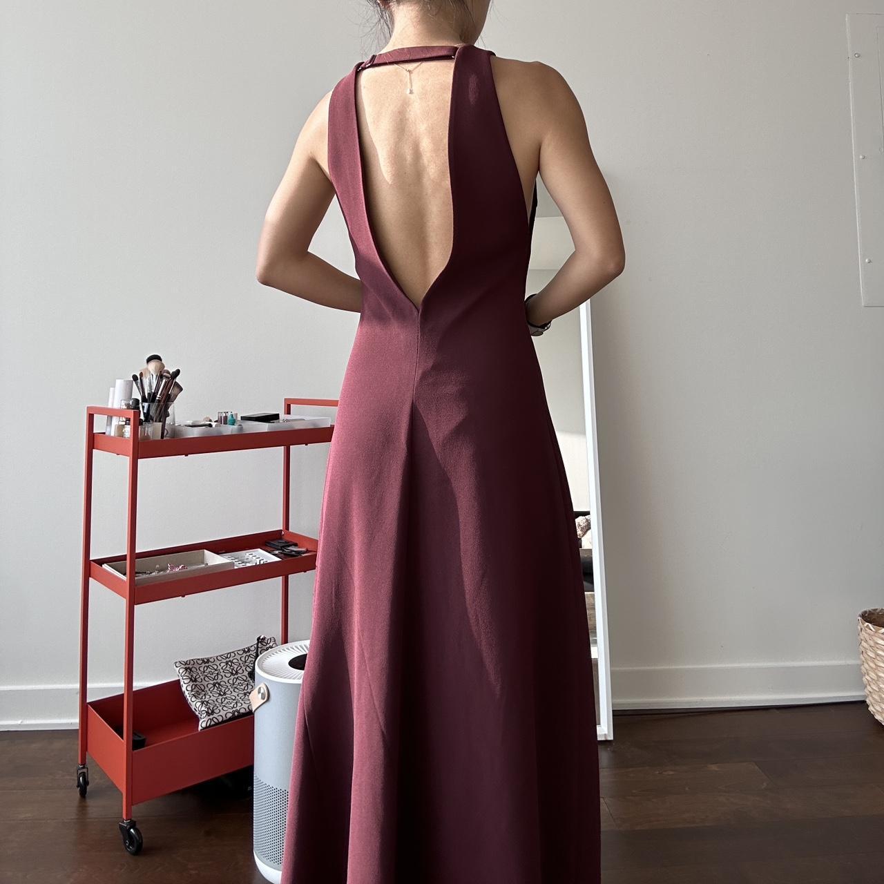 🍎TIBI dress with deep V neck and open back 🍎 THE... - Depop