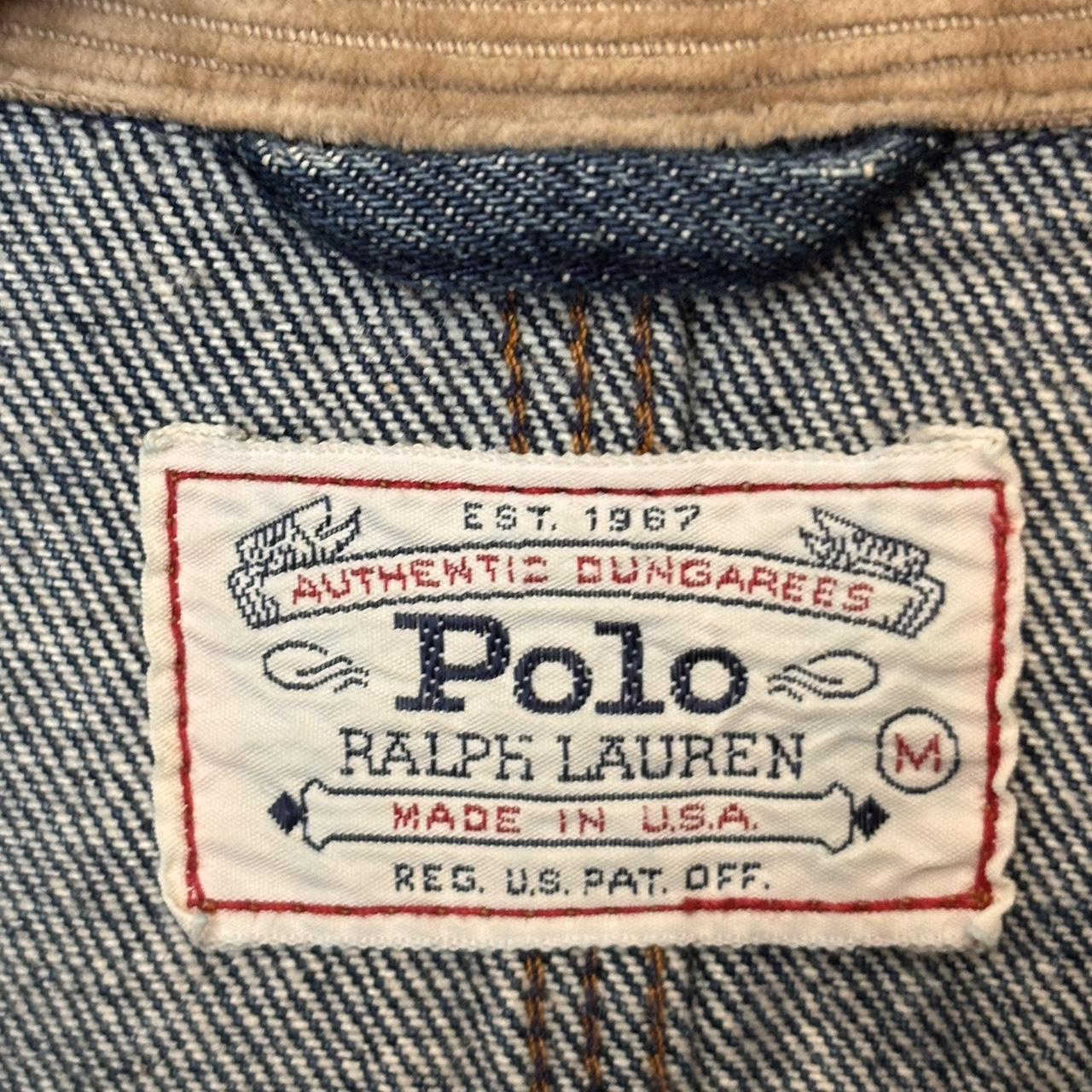 Vintage Ralph Lauren Polo jean jacket Excellent... - Depop