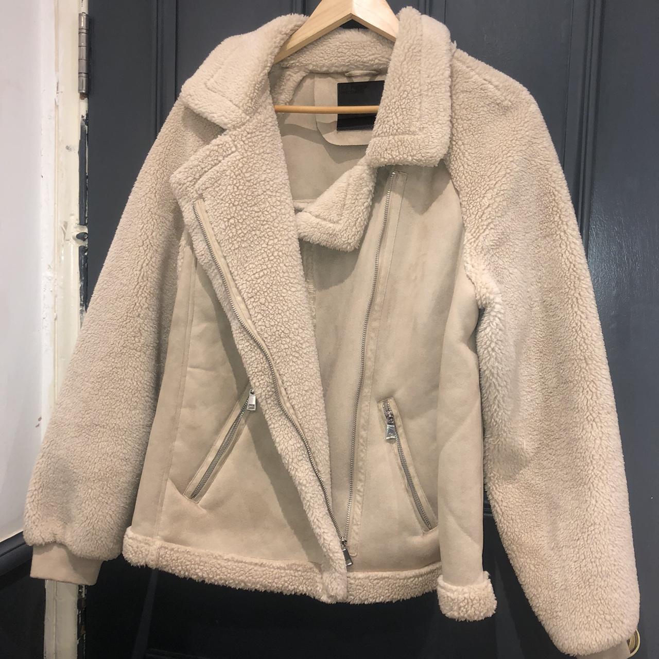 Papaya outerwear beige size 12 jacket. Teddy... - Depop