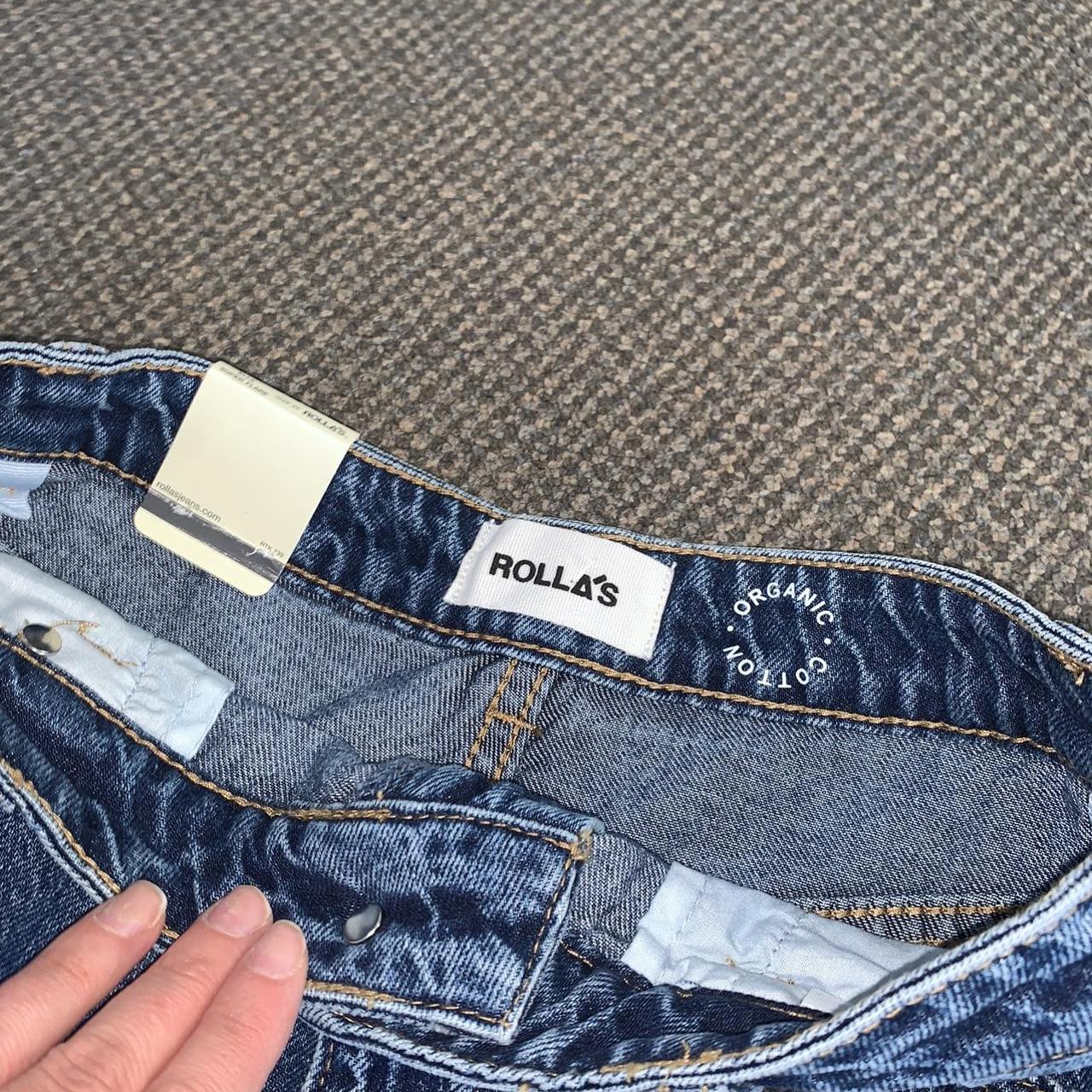 Selling these super flare rolla jeans bought for a... - Depop