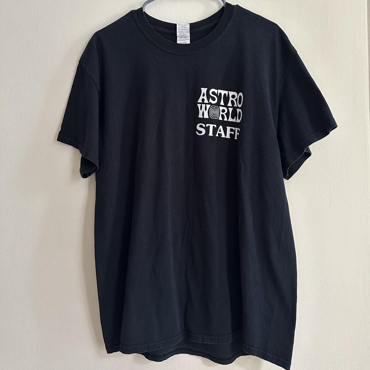 Chicago Astroworld Staff tee • black • great... - Depop