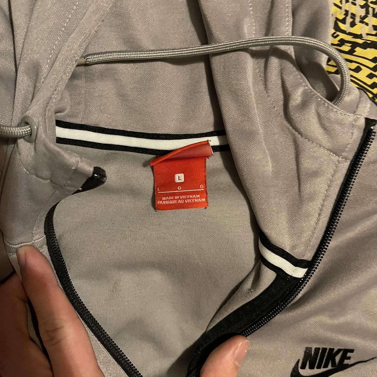 Nike tech fleece jacket grey Slightly worn but... - Depop