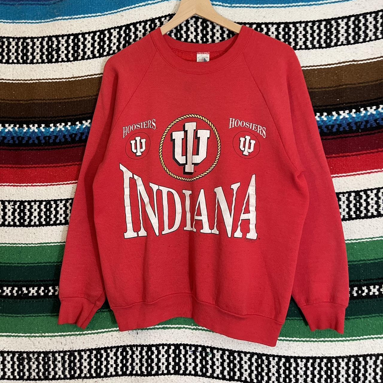 Vintage Indiana University IU crewneck sweatshirt... - Depop