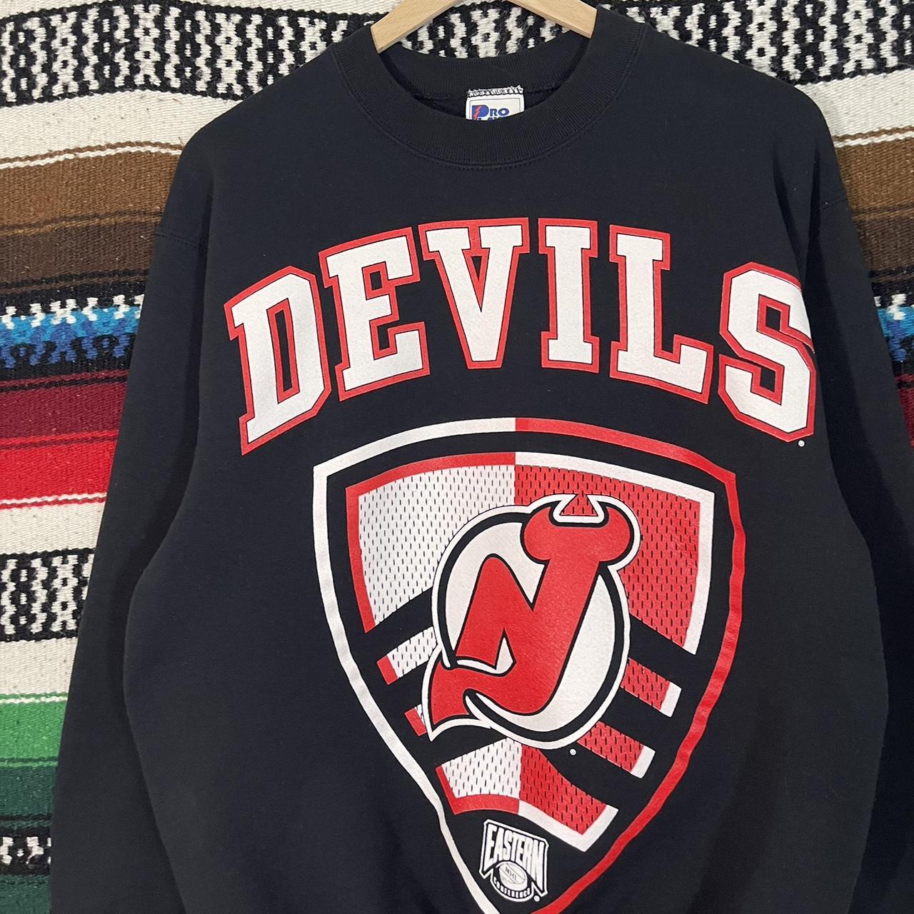 Vintage New Jersey Red Devils crewneck sweatshirt... - Depop