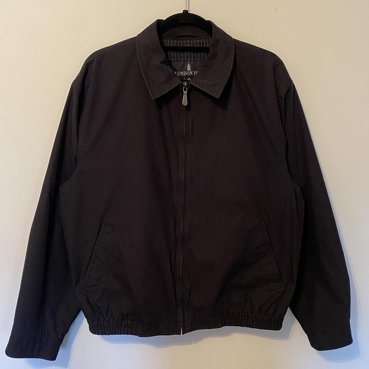 London Fog Men's Black Jacket | Depop