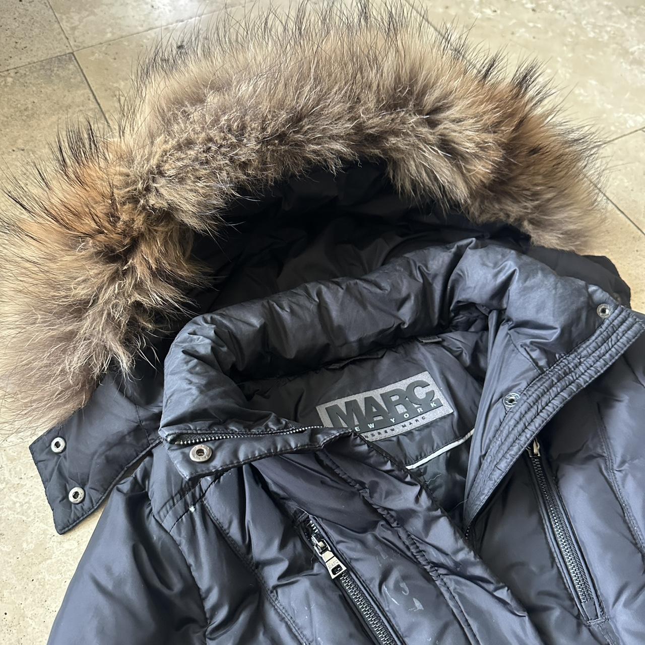 Andrew Marc Fur lined jacket. The fur is Natural... | Depop