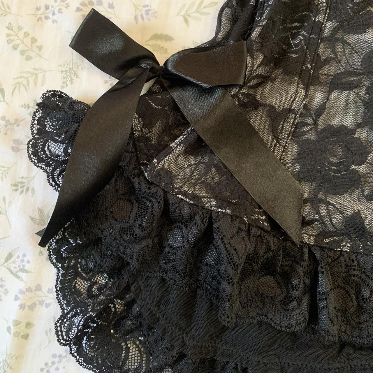 🕷Black lace lingerie with bow detailings🕷 Reminds me... - Depop