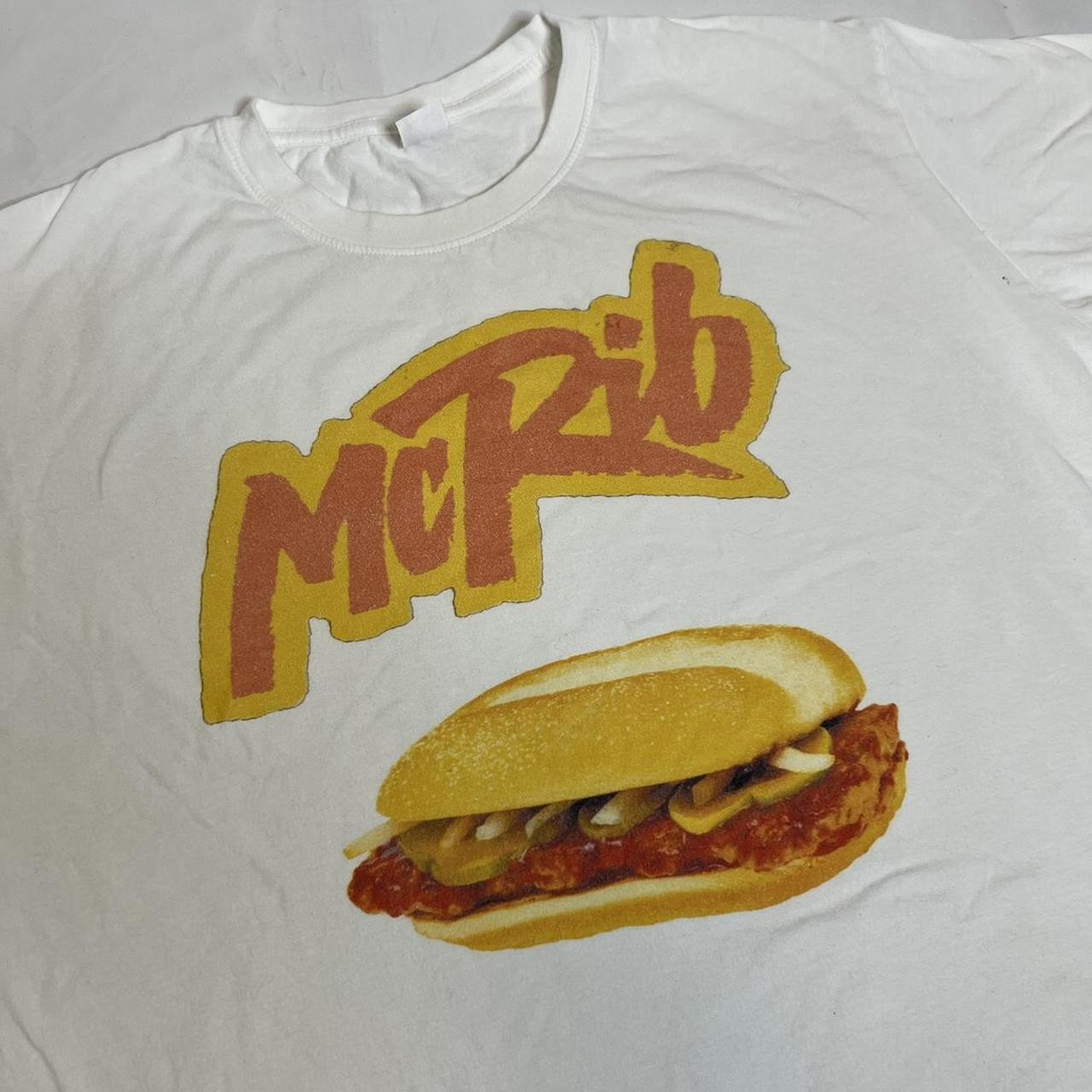 Vintage McDonalds McRib Men’s tee -Good condition... - Depop