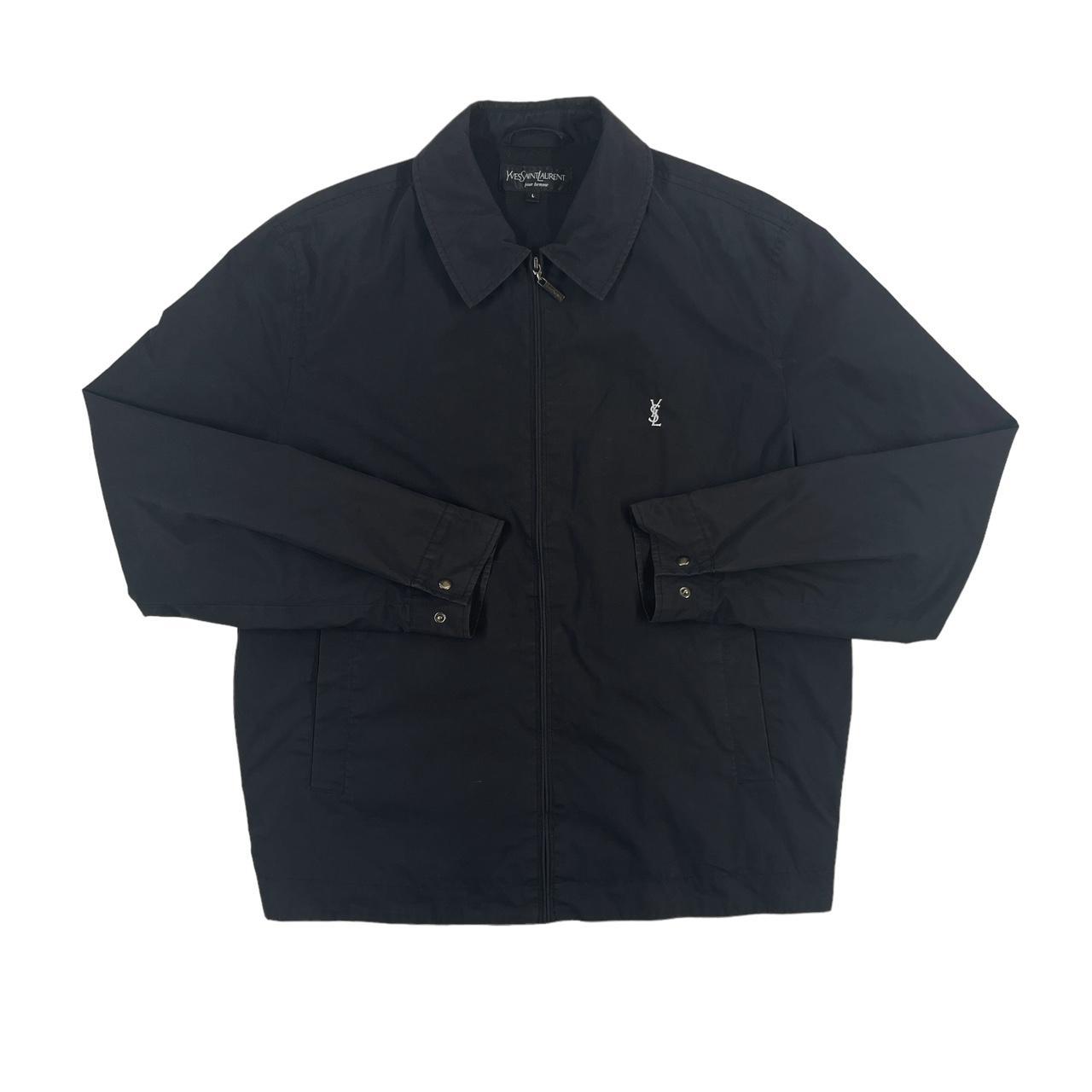 Vintage YSL Lightweight Jacket small rip by the... - Depop