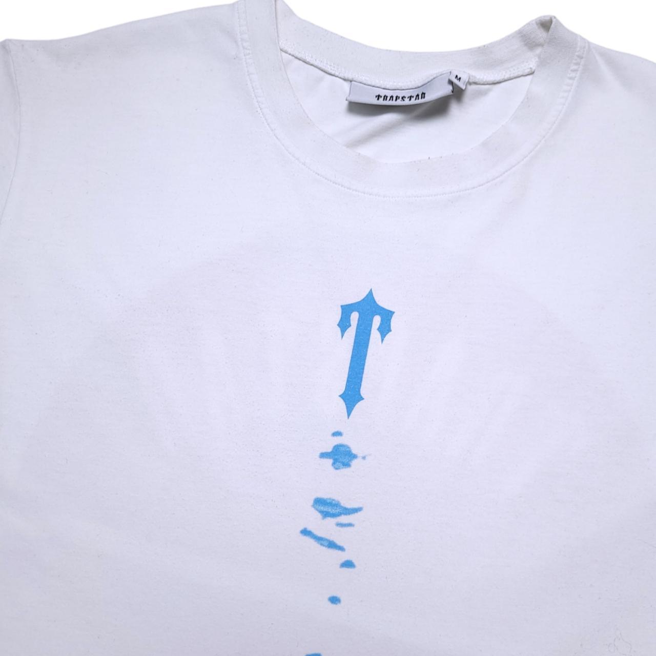 Trapstar Men's White and Pink T-shirt | Depop