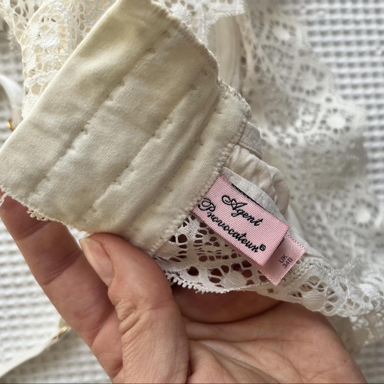 AGENT PROVOCATEUR STONE BRA 34B NOT WORN GOOD... - Depop