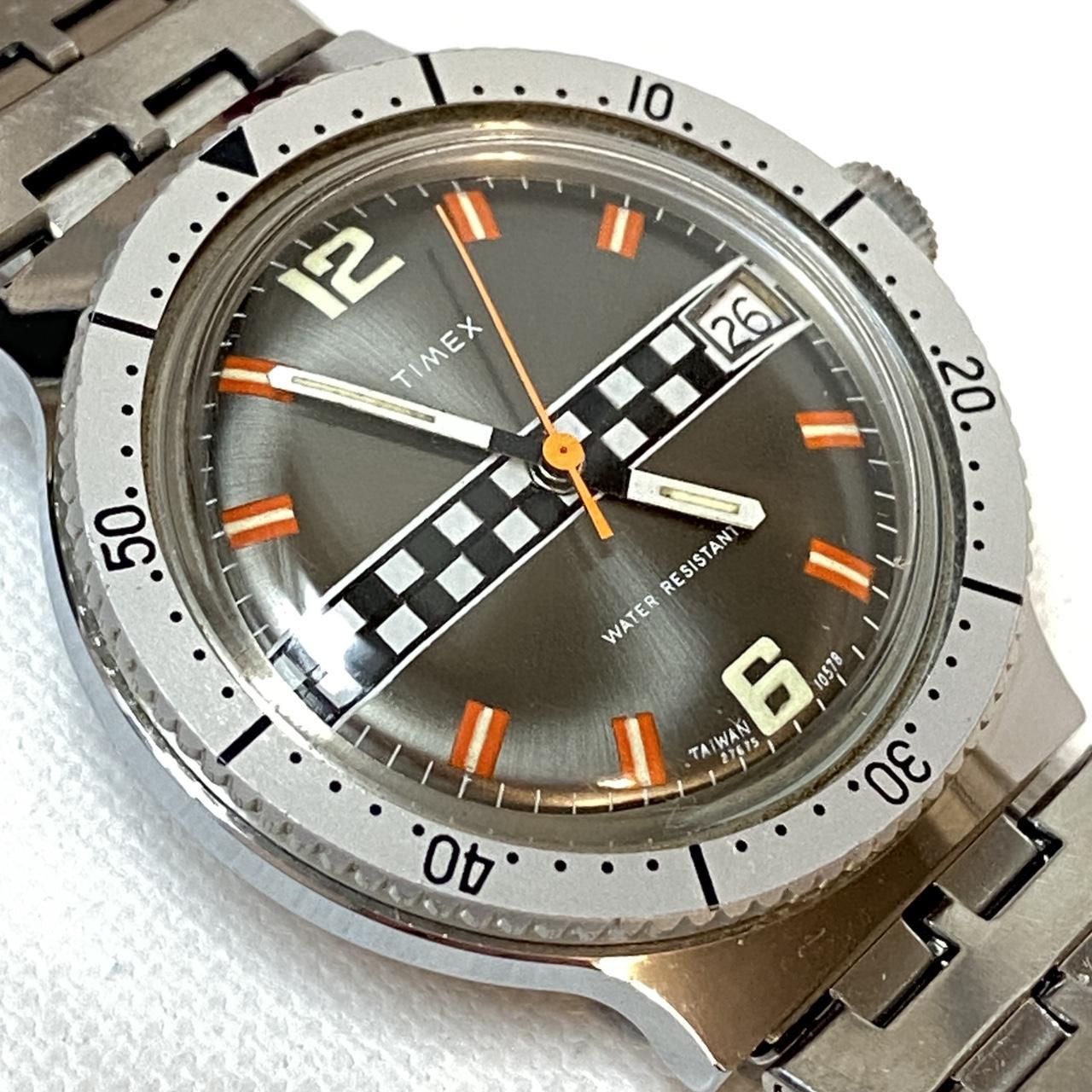 Vintage 1978 Timex Marlin Grand Prix Rally Hand Wind... - Depop